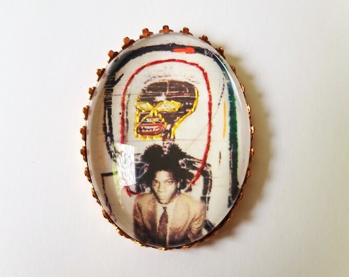 Basquiat Pin Crown Pin - Etsy