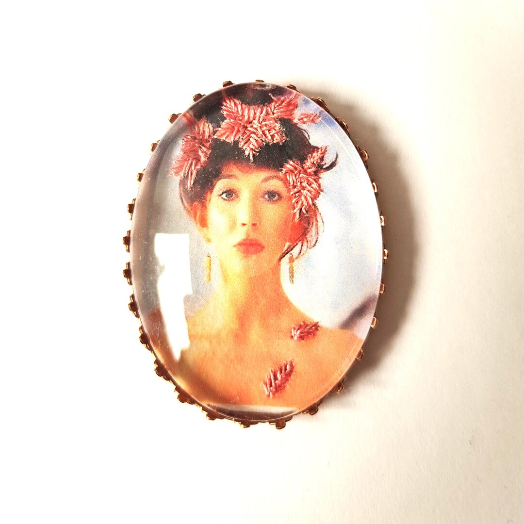 Kate Bush Hand-embroidered Brooch - Etsy