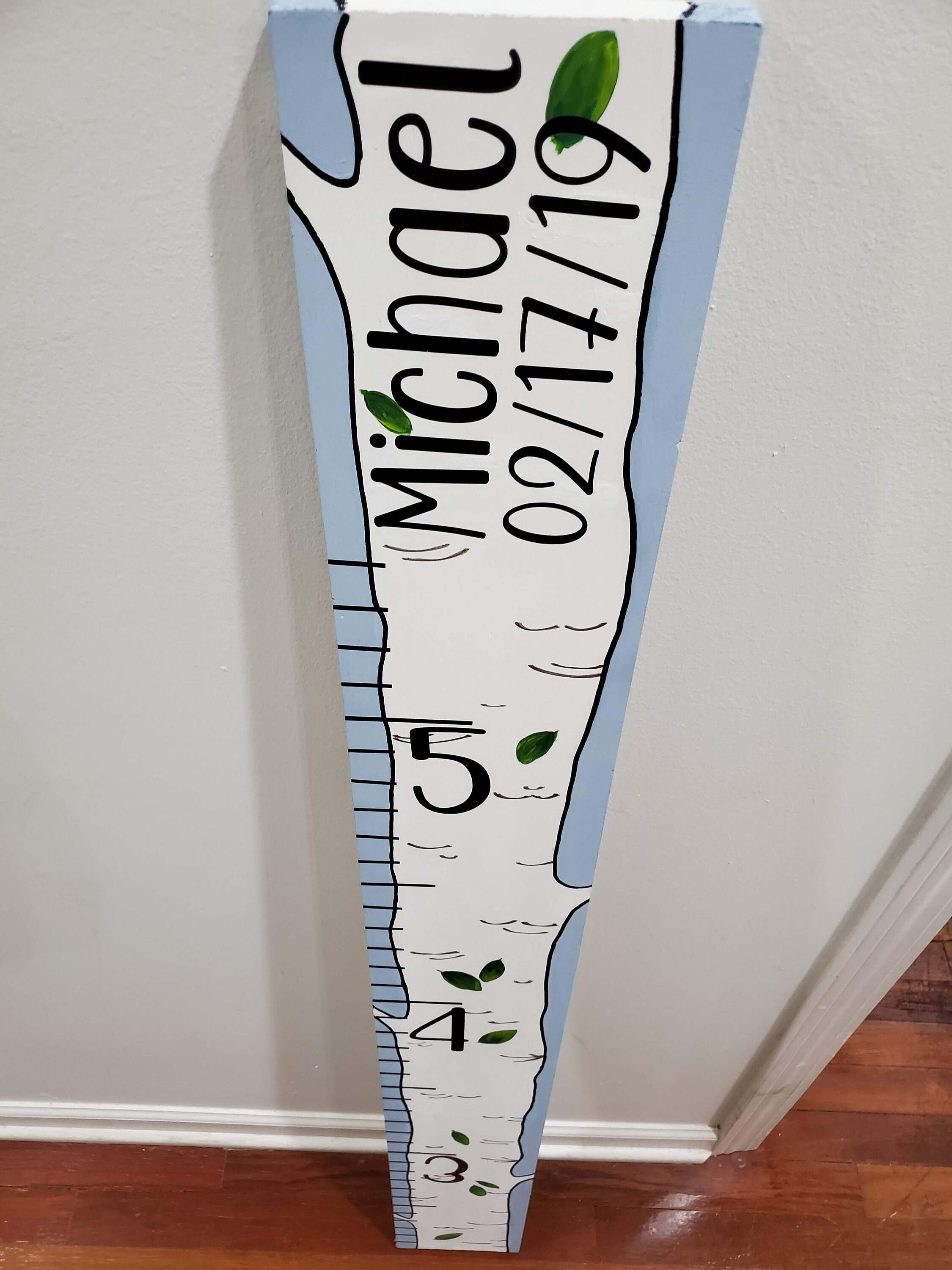 Tree Growth Chart Tree Nursery Decor Gender Neutral Baby | Etsy