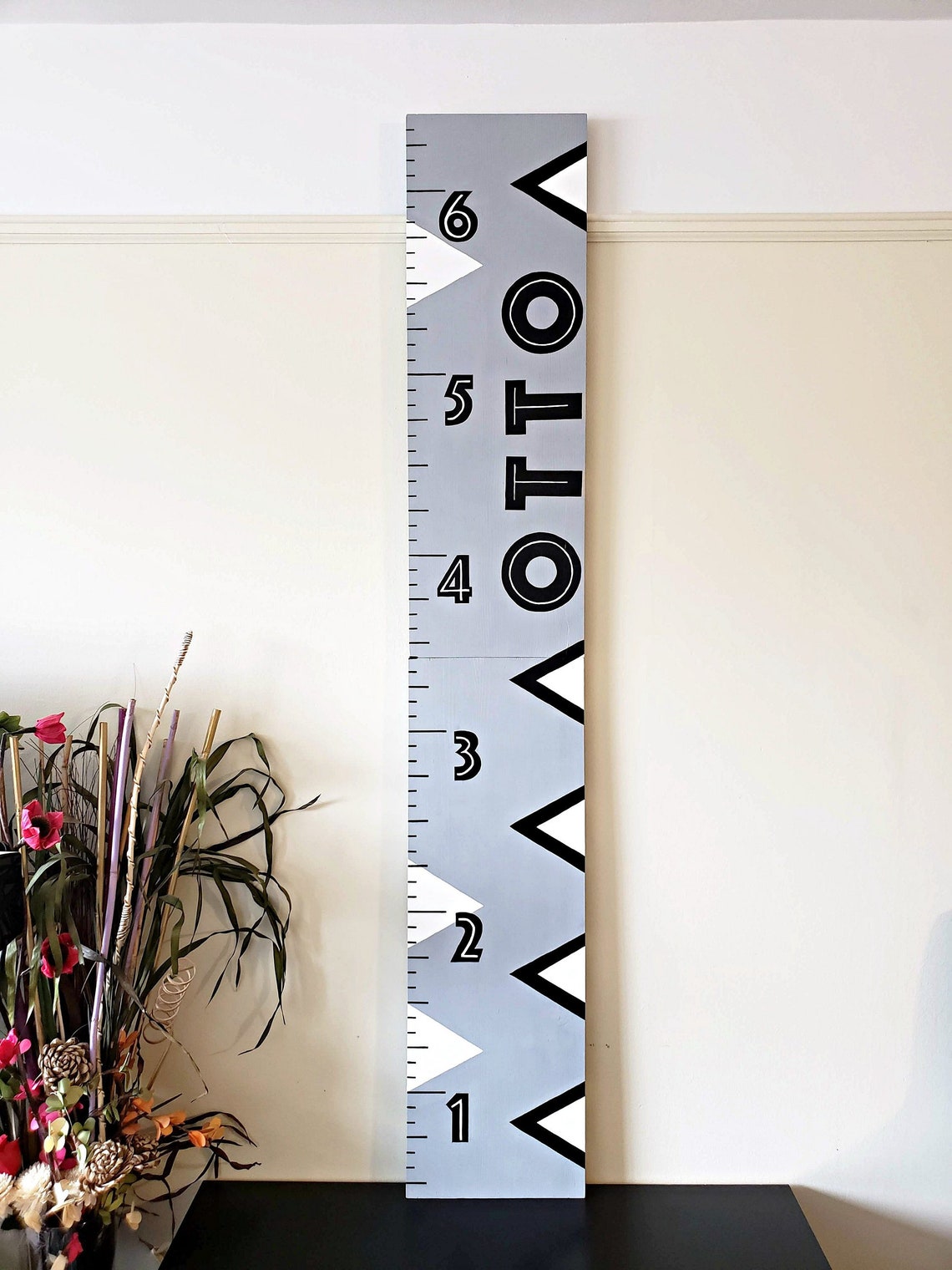 Geometric Growth Chart Neutral Gender Baby Shower Gift | Etsy