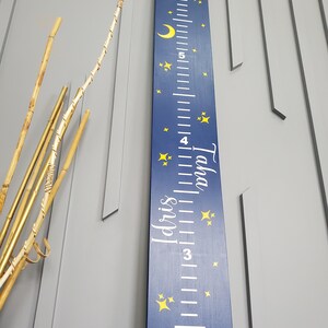 Twinkle Stars Growth Chart Space Nursery Decor Baby Shower - Etsy