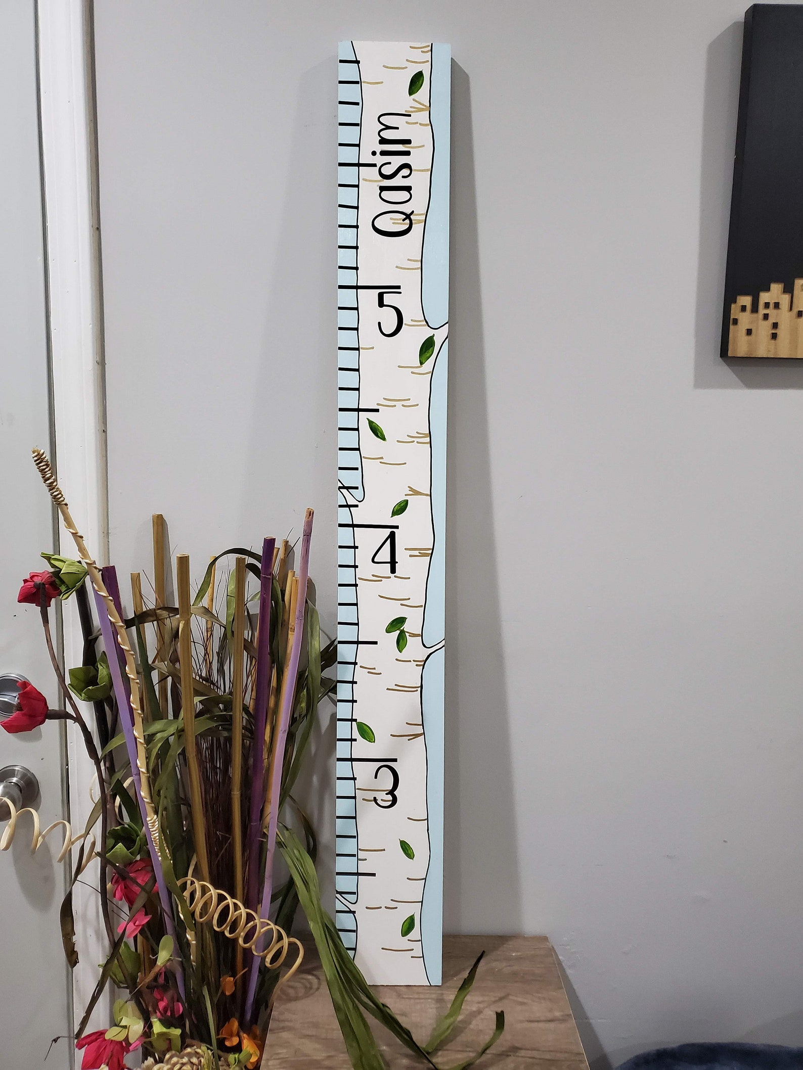 Tree Growth Chart Tree Nursery Decor Gender Neutral Baby | Etsy
