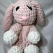 Pink Bunny Lovey - Etsy