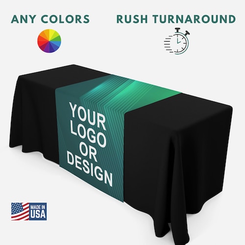 Custom Table Runner With Logo Craft Fair Vendor Tables Trade - Etsy