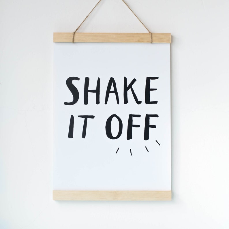 Motivational Print, Shake It off Poster, Taylor Swift Lyrics, Home ...