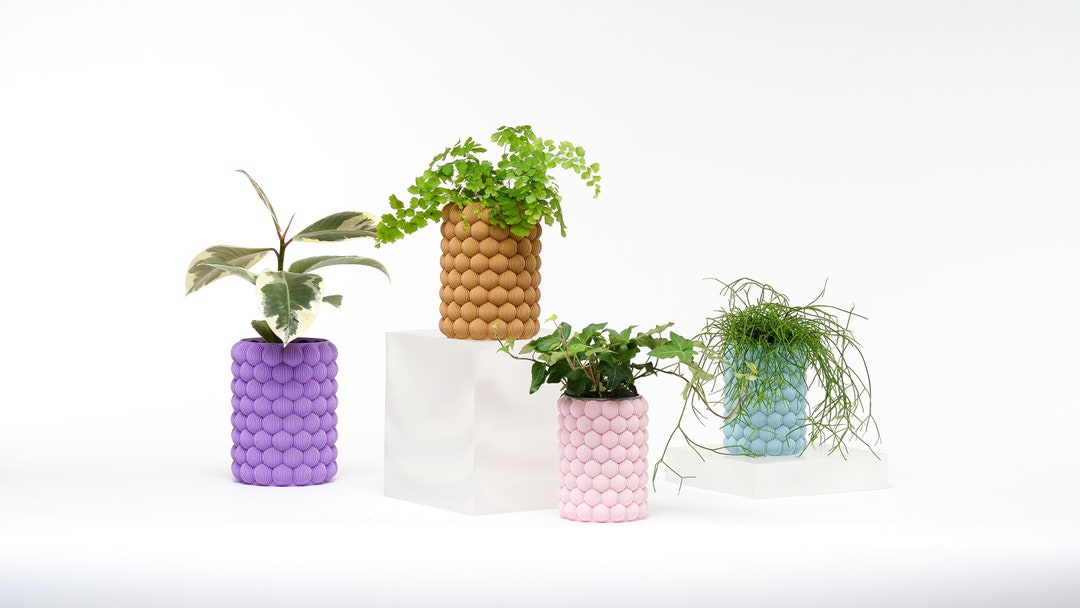 Beautiful “blob” 3D Printed Vase - Etsy