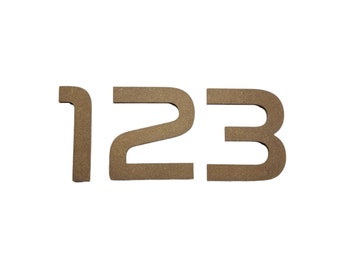 Sassoon Font Number Set 0-9 3mm Plywood 10 Characters - Etsy