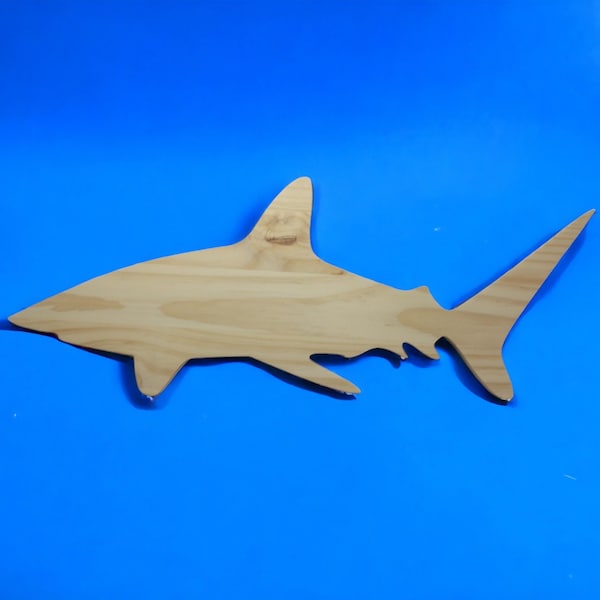 Large Wooden Shark - Etsy