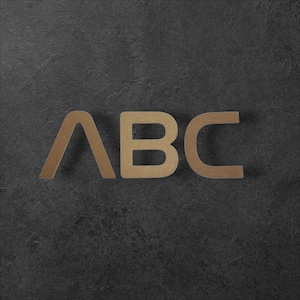 Wooden Letters- NASA Inspired Font - Etsy