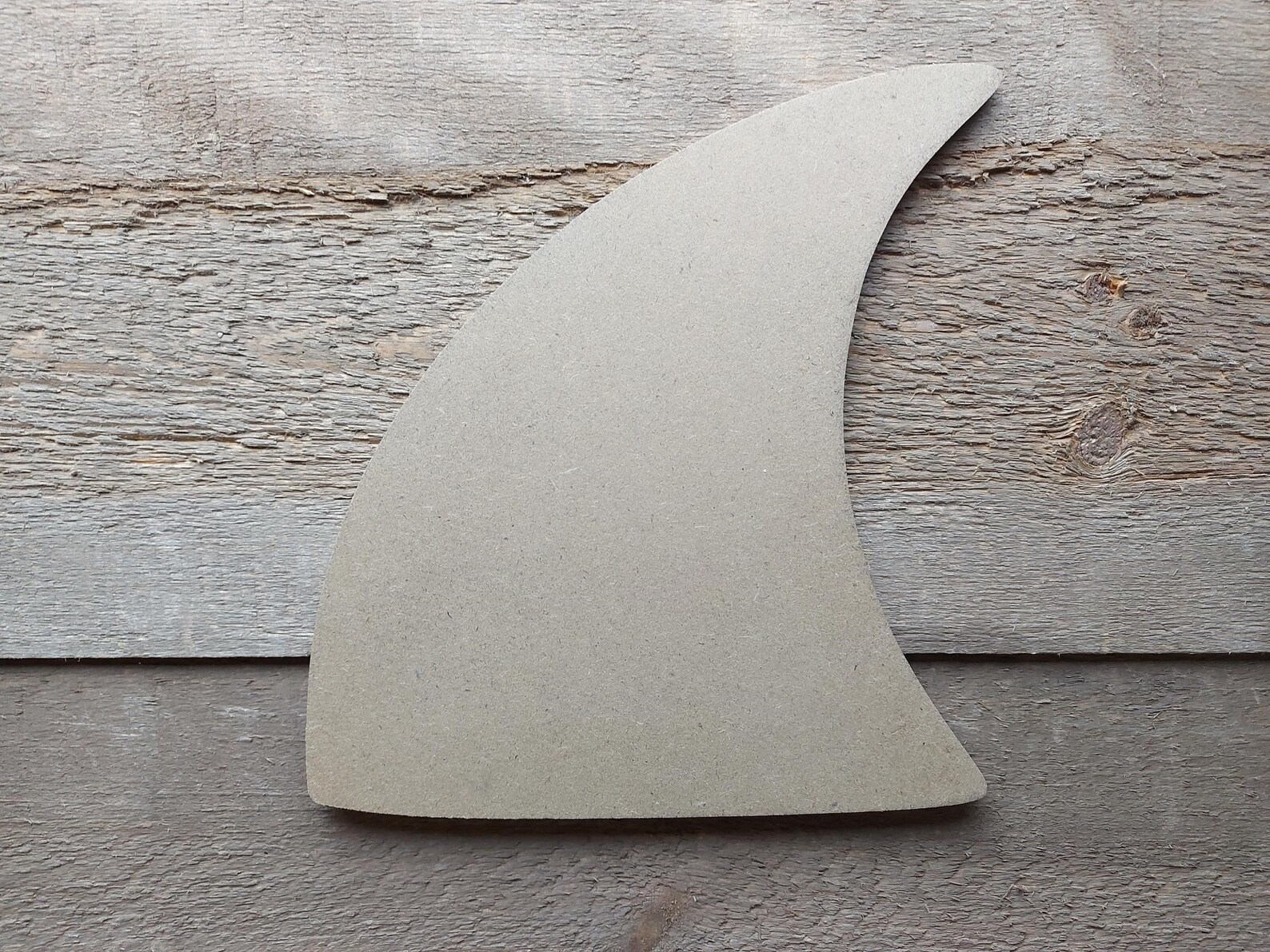 Wooden Shark Fin Craft Blank | Etsy