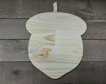 Wooden Acorn - Etsy
