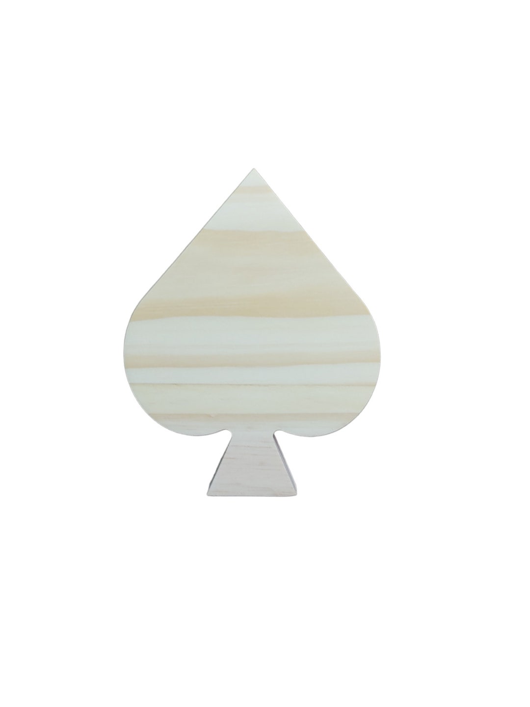 Wooden Spade Craft Blank-card Suit - Etsy