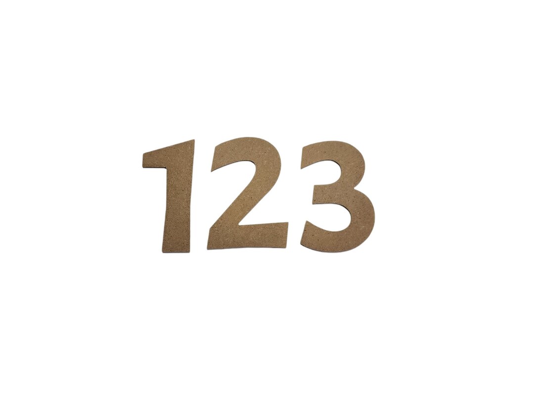 Wooden Numbers Basic Cartoon Font - Etsy