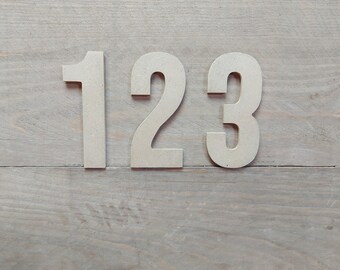 Sassoon Font Number Set 0-9 3mm Plywood 10 Characters - Etsy