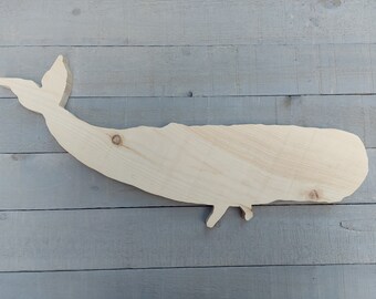 Wooden Whale Plaque - Etsy