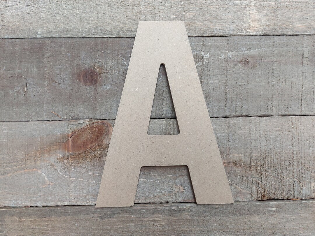 8 Inch Wooden Letters - Etsy