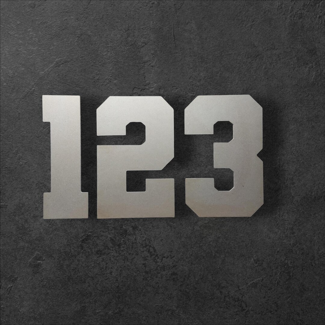 13 Inch Wooden Numbers - Etsy