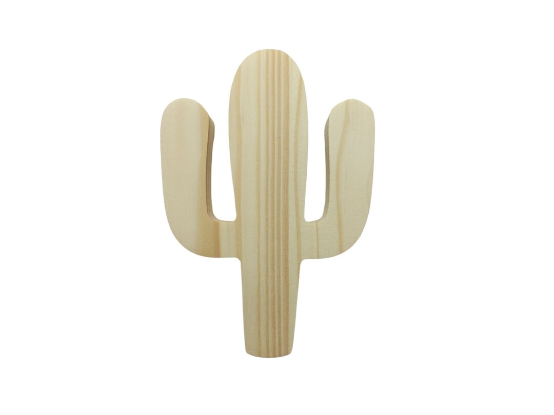 Wooden Cactus Craft Blank Style E - Etsy
