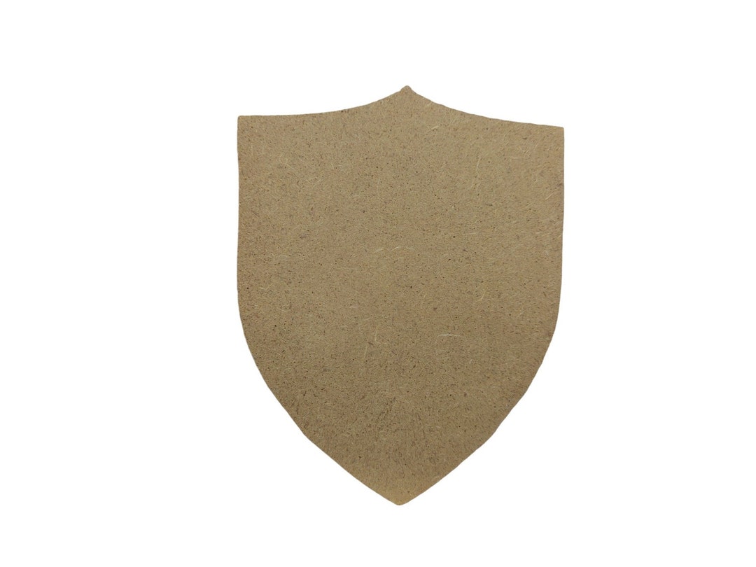 Wooden Shield Craft Blank Style C - Etsy