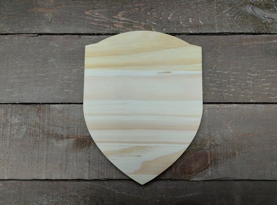Wooden Shield Plaque | Etsy UK