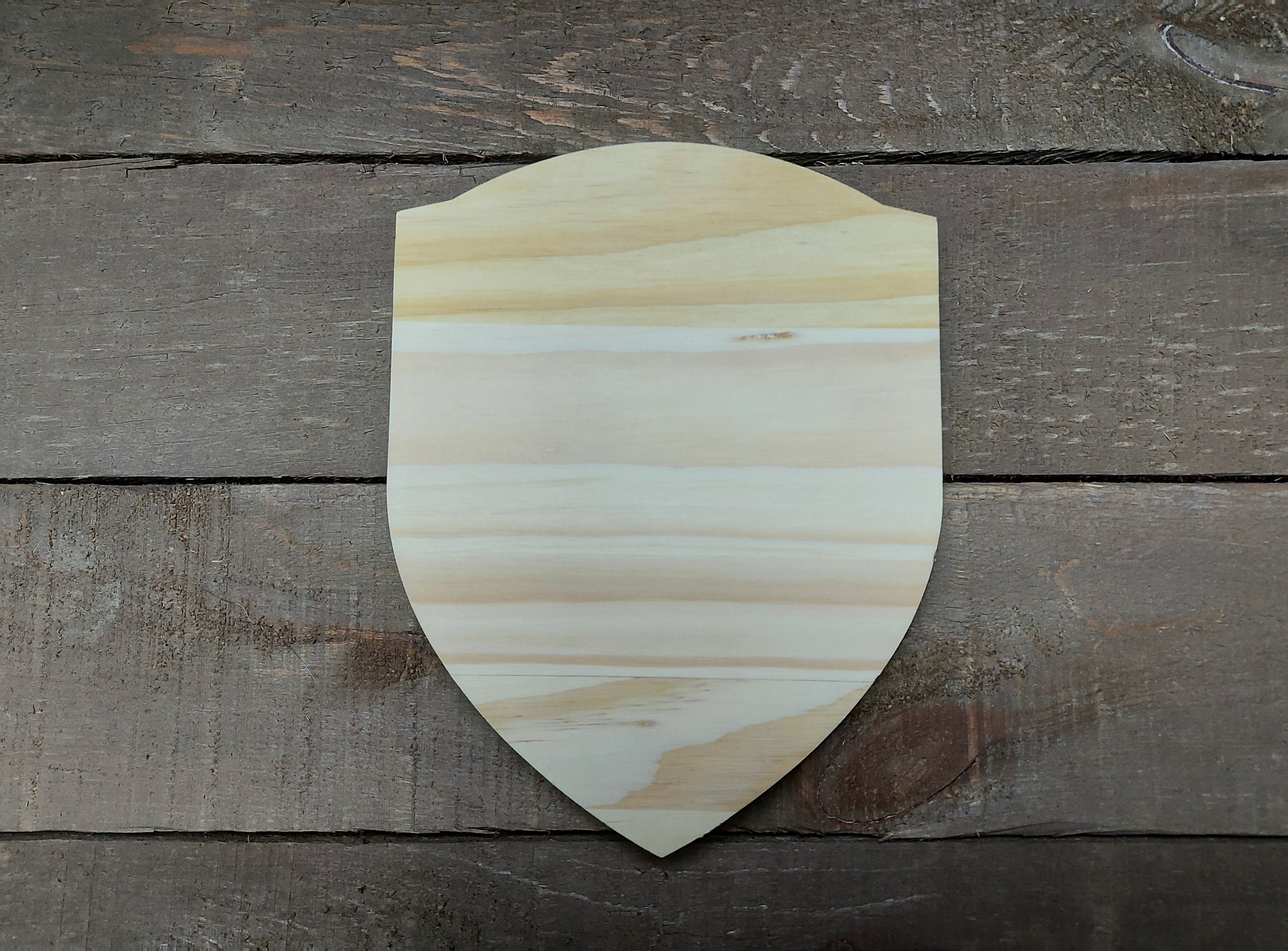 Wooden Shield Decor - Etsy Canada