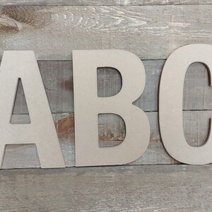 8 Inch Wooden Letters - Etsy