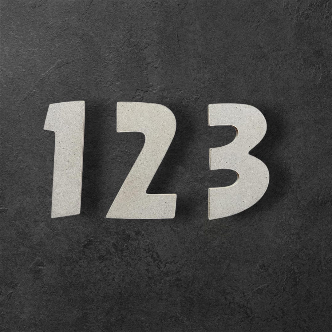 Wooden Numbers- Minions Inspired Font - Etsy