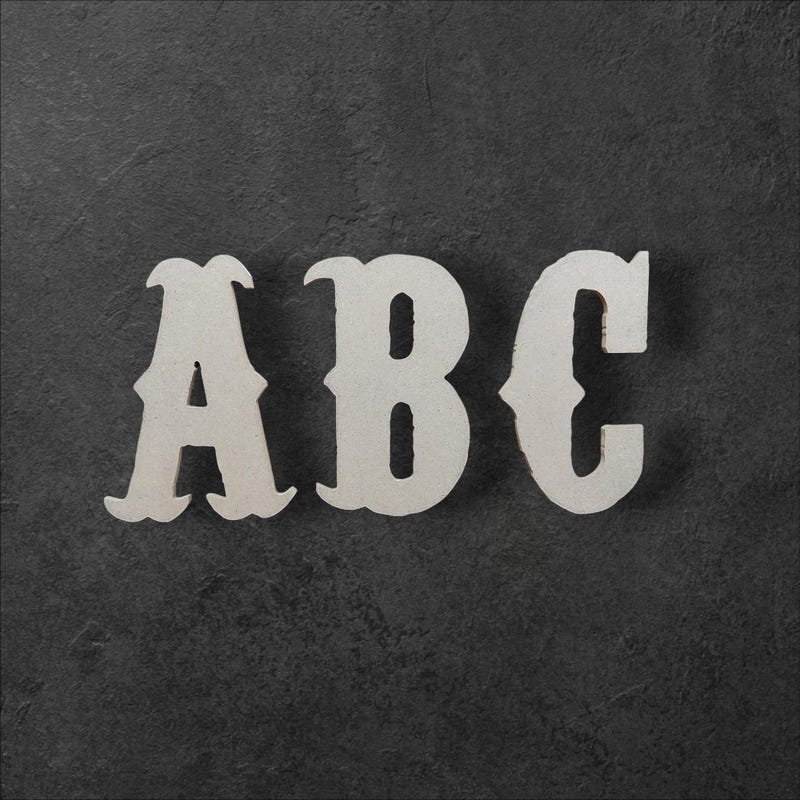 Carnival Letters - Etsy