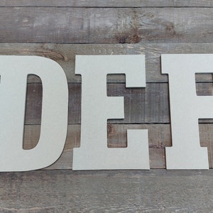 10 Inch Wooden Letters - Etsy