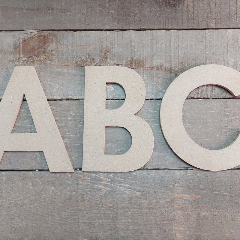 Wooden Craft Letters - Etsy