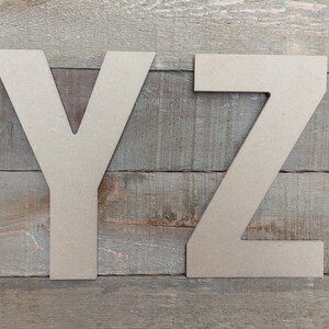 8 Inch Wooden Letters - Etsy