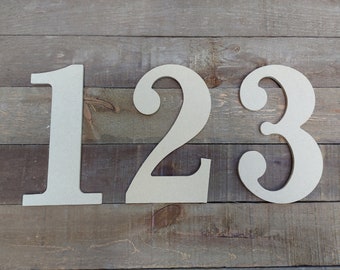 9 Inch Numbers - Etsy