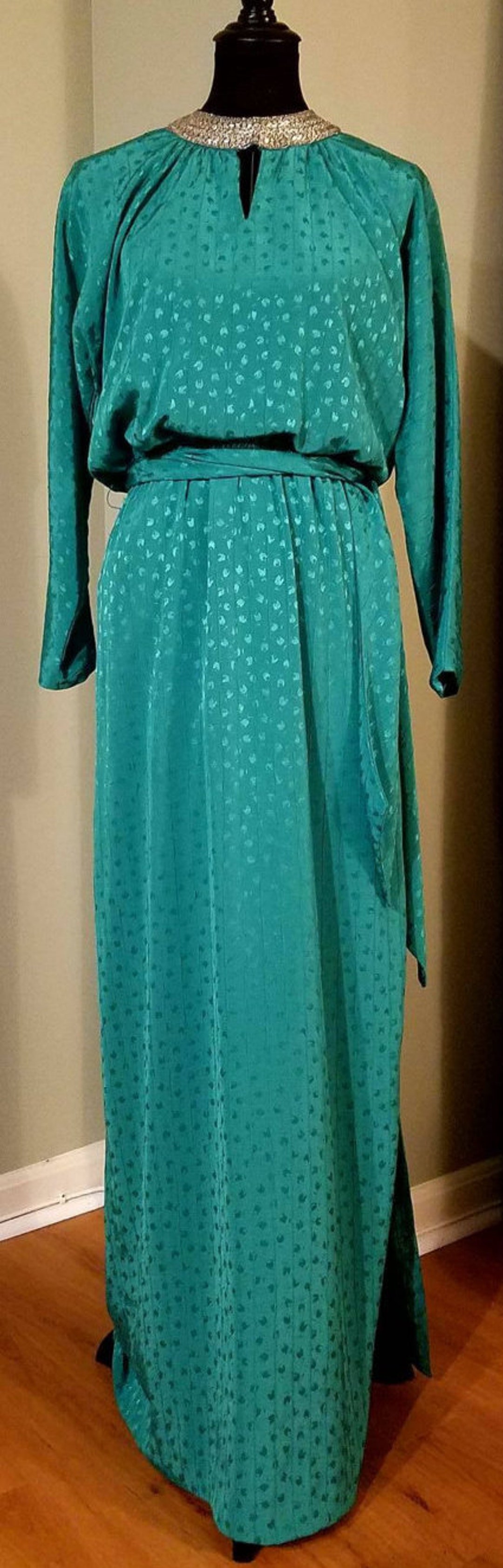 Vintage 1960's Rizik Brothers and Nat Kaplan Couture Silk Vintage ...