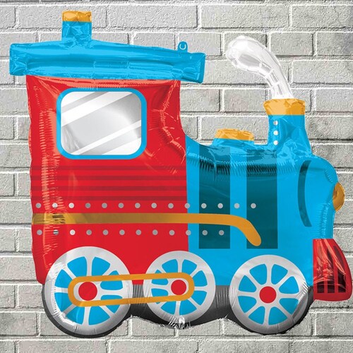 Railroad Crossing Mylar Balloon/ Train Birthday Party - Etsy