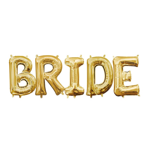 Gold Bride Balloon - Etsy