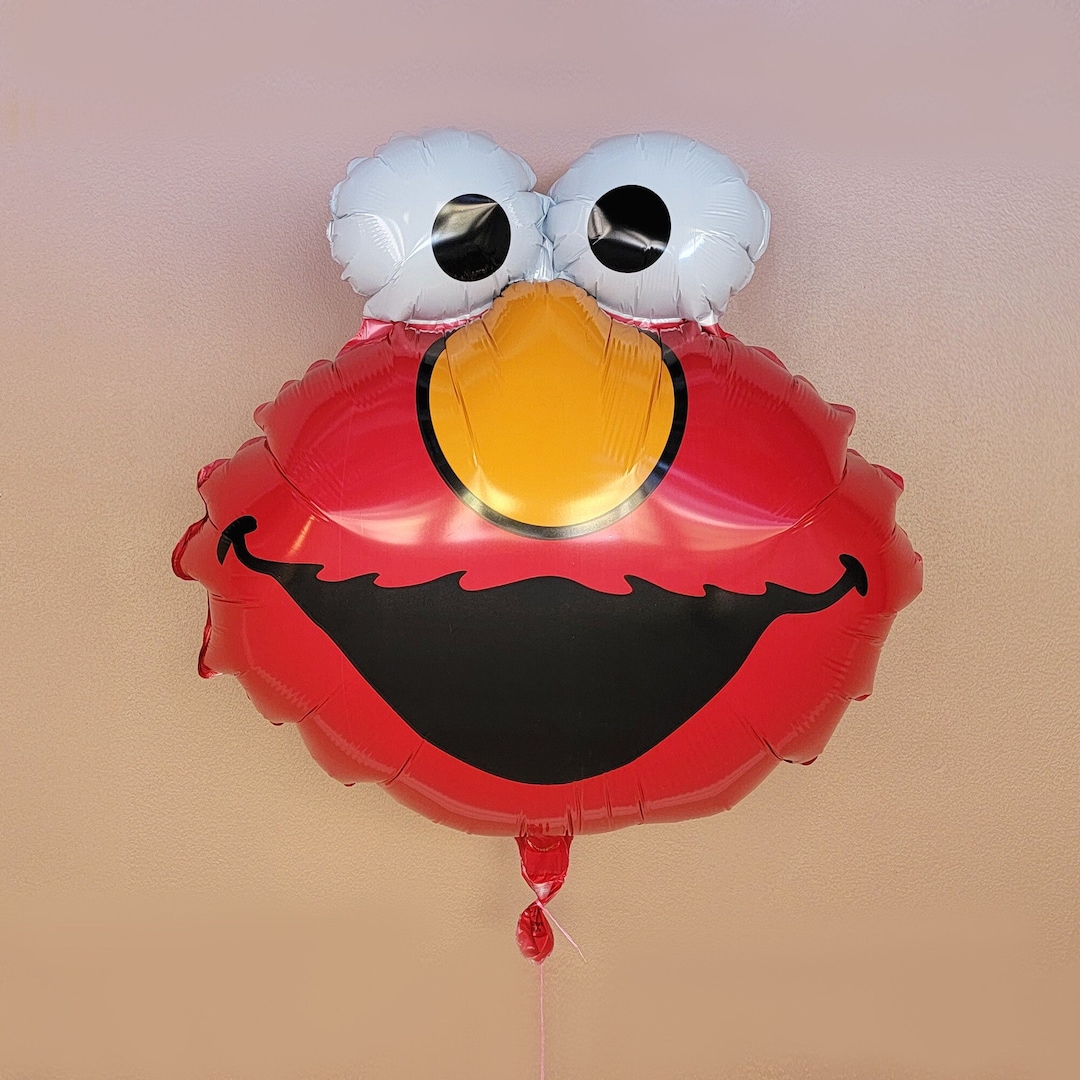 20" Elmo Balloon - Elmo Birthday Party Decorations, Sesame Street Theme ...
