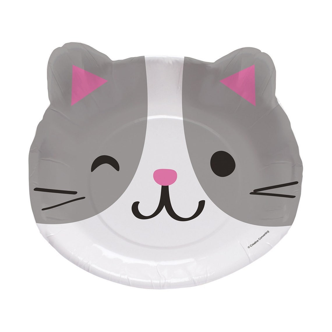 Cat Plates Cat Party Kitten Birthday Cat Paper Plates Kitty - Etsy