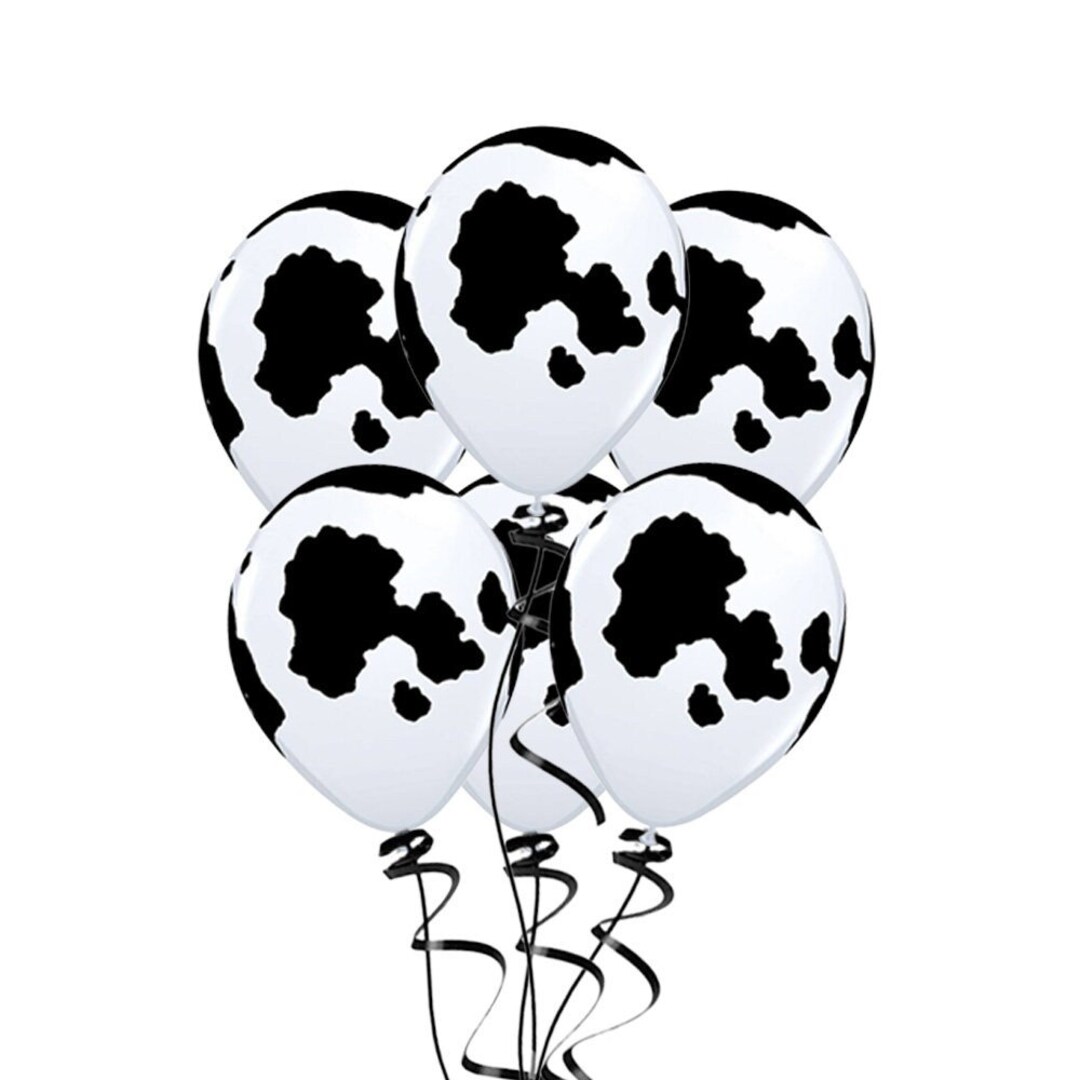 Cow Balloons - Animal Balloons, Cow Birthday Party Balloons, Farm Theme ...