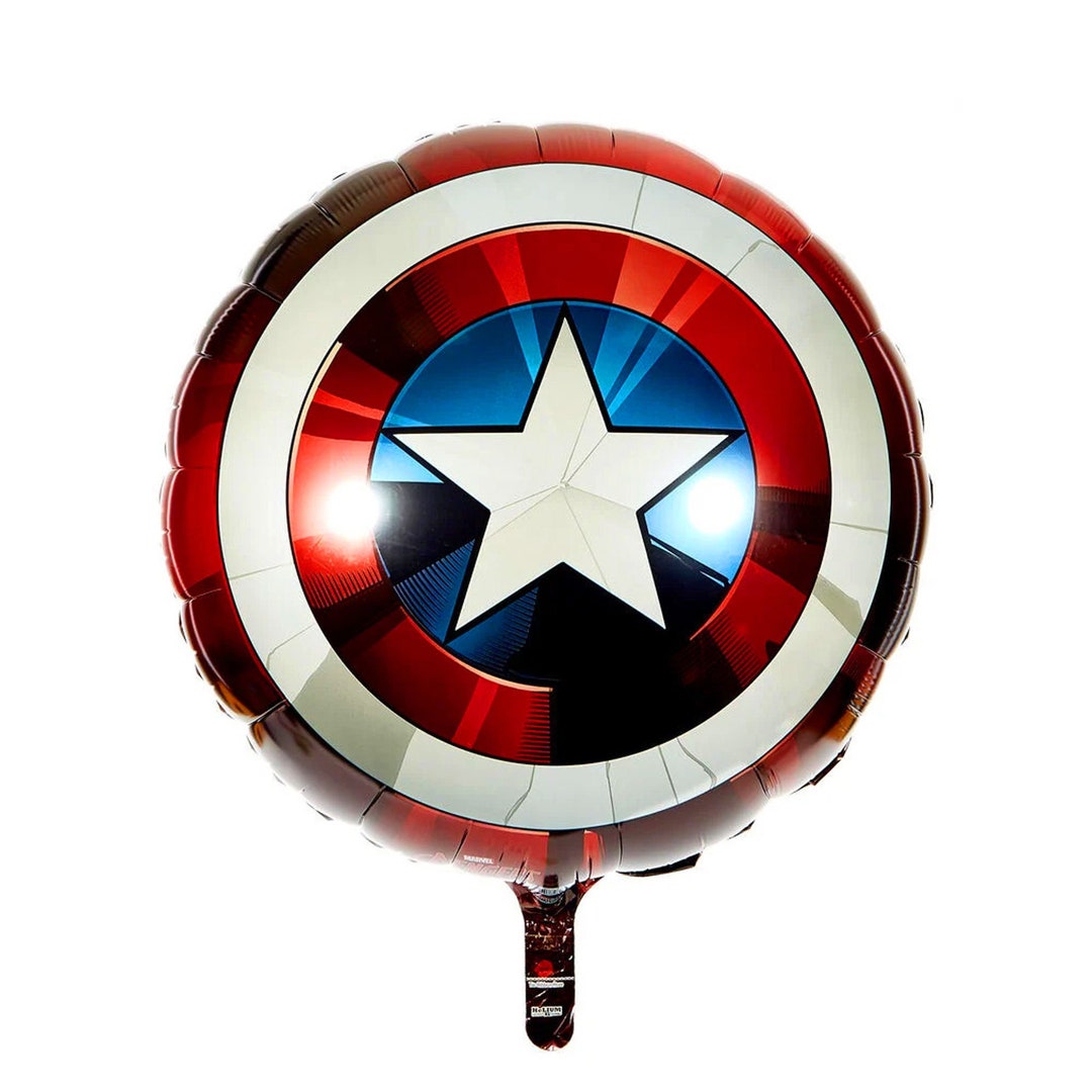 Captain America Balloon 28" - Marvel Birthday Decor, Avengers Balloon ...