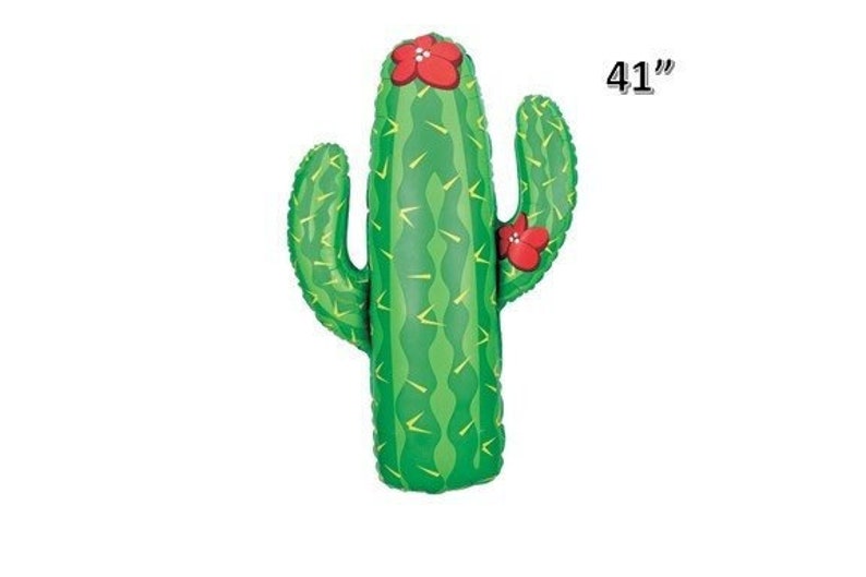 41 Cactus Balloon Giant Cactus Balloon Cactus Party - Etsy