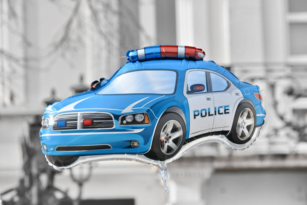 Police Car Balloon 31" Police Birthday Party Theme Decor Cop Birthday ...