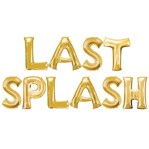 Last Splash Balloon Banner - Bachelorette Party Decor - Last Splash ...