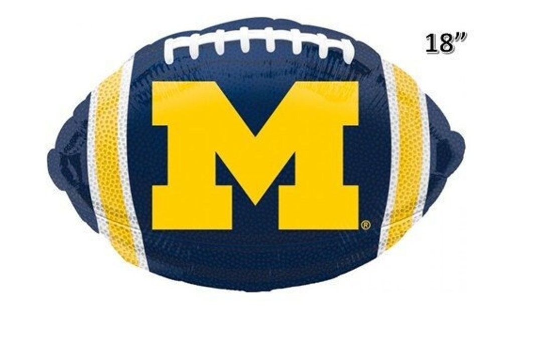 University of Michigan Football Balloon 18" Uofm Tailgate Party ...