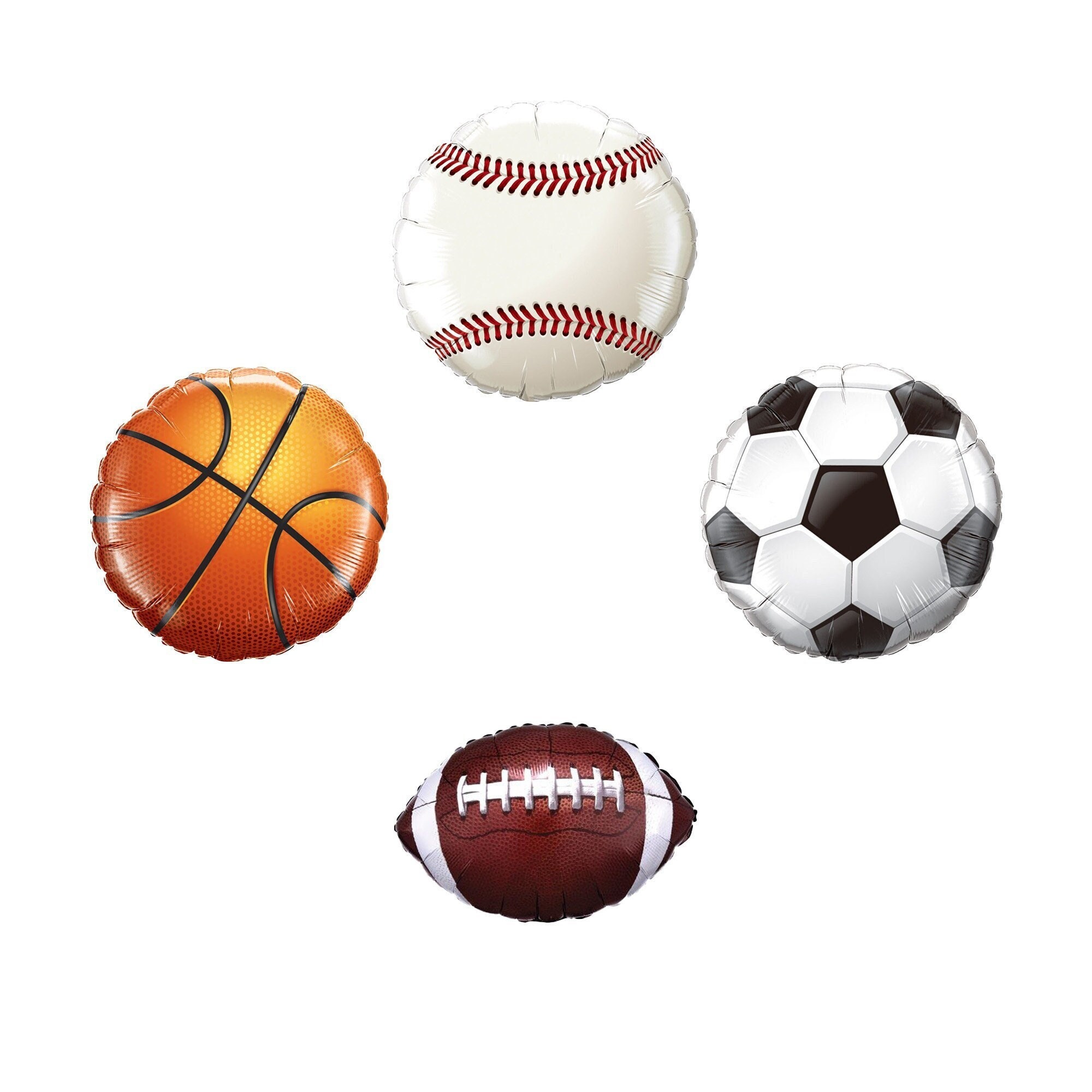 36 Sports Balloons Sports Birthday Sports Decor Game Day - Etsy