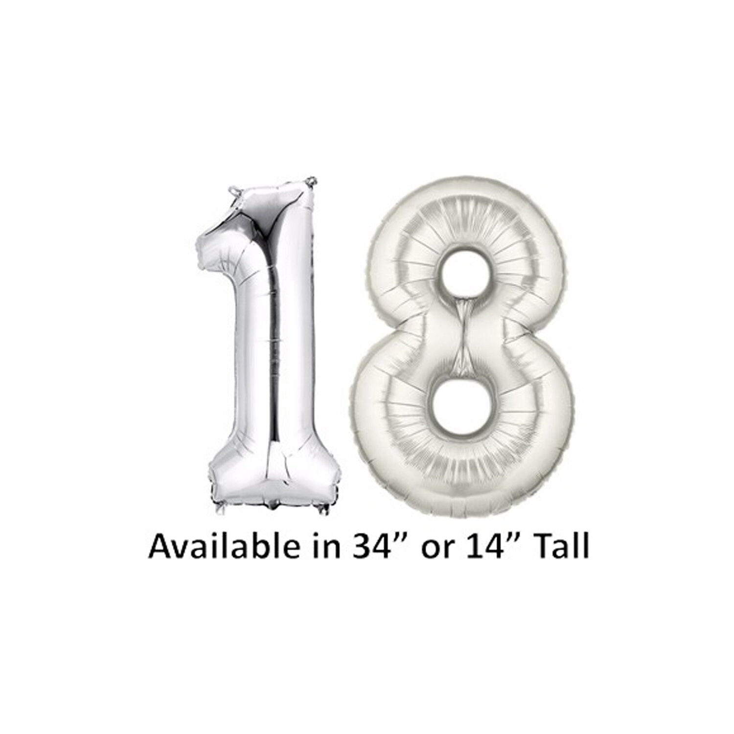 18 Balloon Number 18 34 Inch Number Balloons Jumbo Number | Etsy