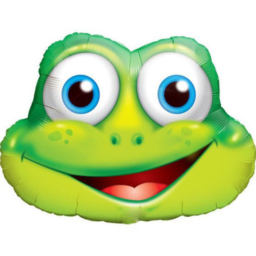 32" Funny Frog Balloon - Animal Themed Party - Woodland Party - Baby ...