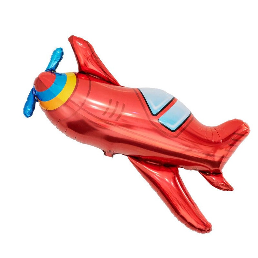 Airplane Balloon 36" - Airplane Party Birthday Decorations Plane Baby ...