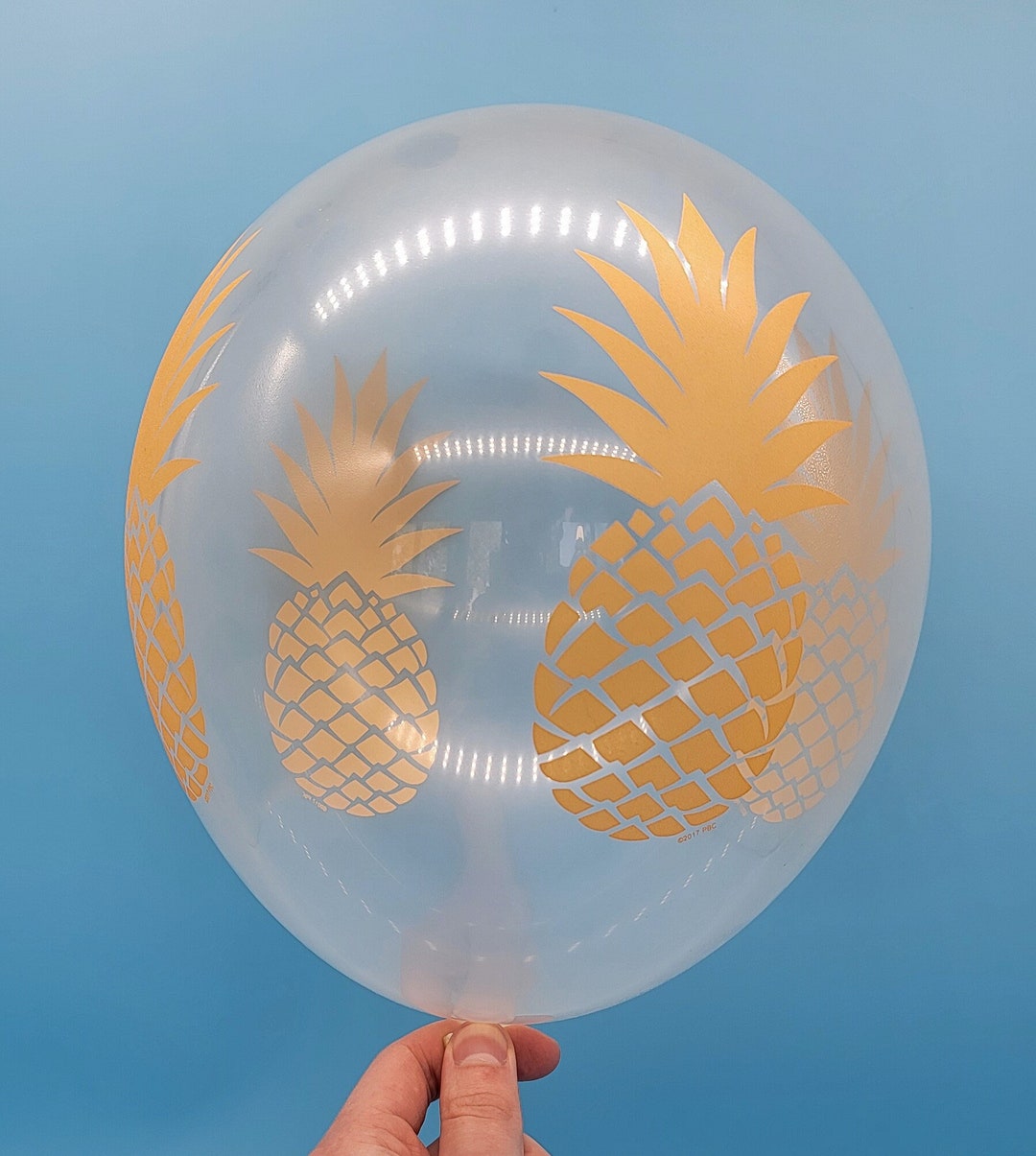 Pineapple Balloons - Pineapple Party Decor, Luau Party, Aloha Party ...