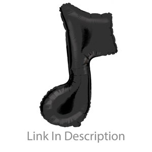 40" Music Note Balloon Foil Mylar, Music Decoration, Music Themed Party ...