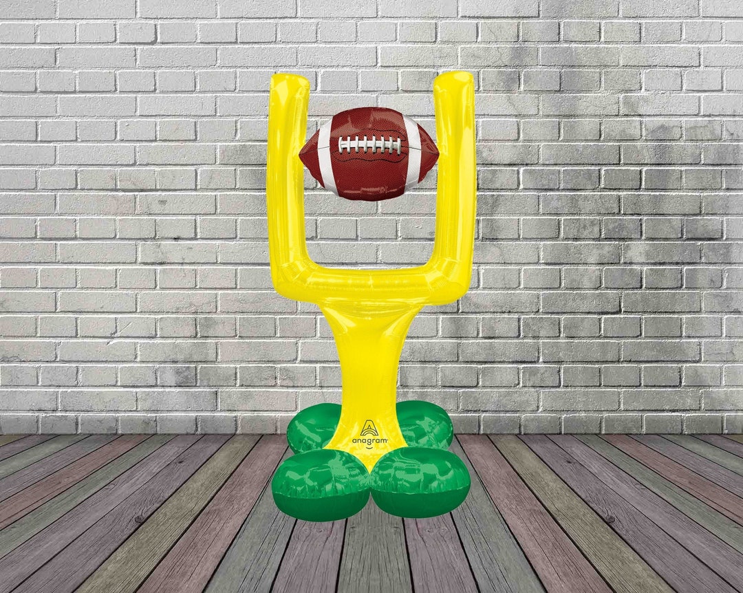 Football Balloon 4ft Football Party Field Goal Post Sports Party ...